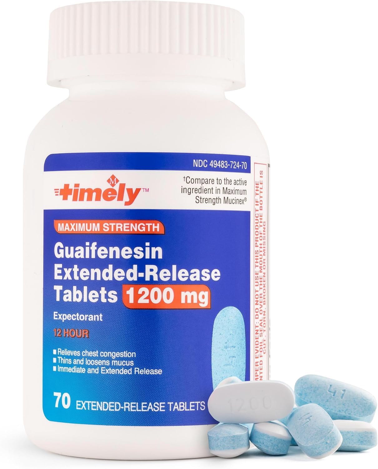 TABLETES DE LIBERAÇÃO PROLONGADA TIME-CAP LABS, INC. COM GUAIFENESINA ...