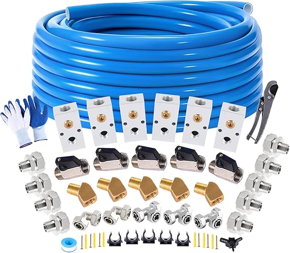 Shop Air Line Kit Compressed Air Piping System 1/2"×260ft HDPE Air ...