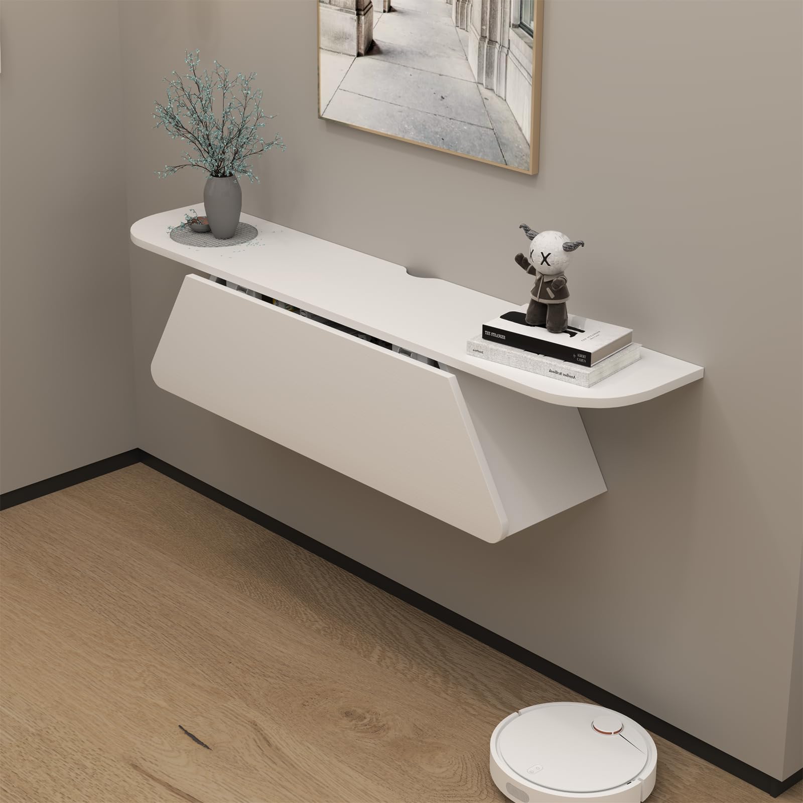 Amazon.com: Pmnianhua Floating Console Table,47'' Wall Mounted Entryway ...