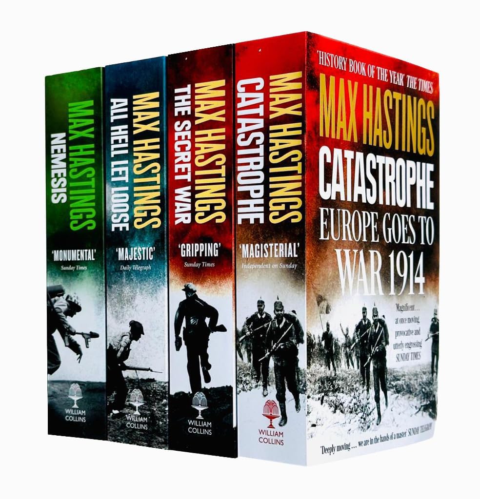 Max Hastings 4 Books Collection Set (The Secret War, Nemesis ...