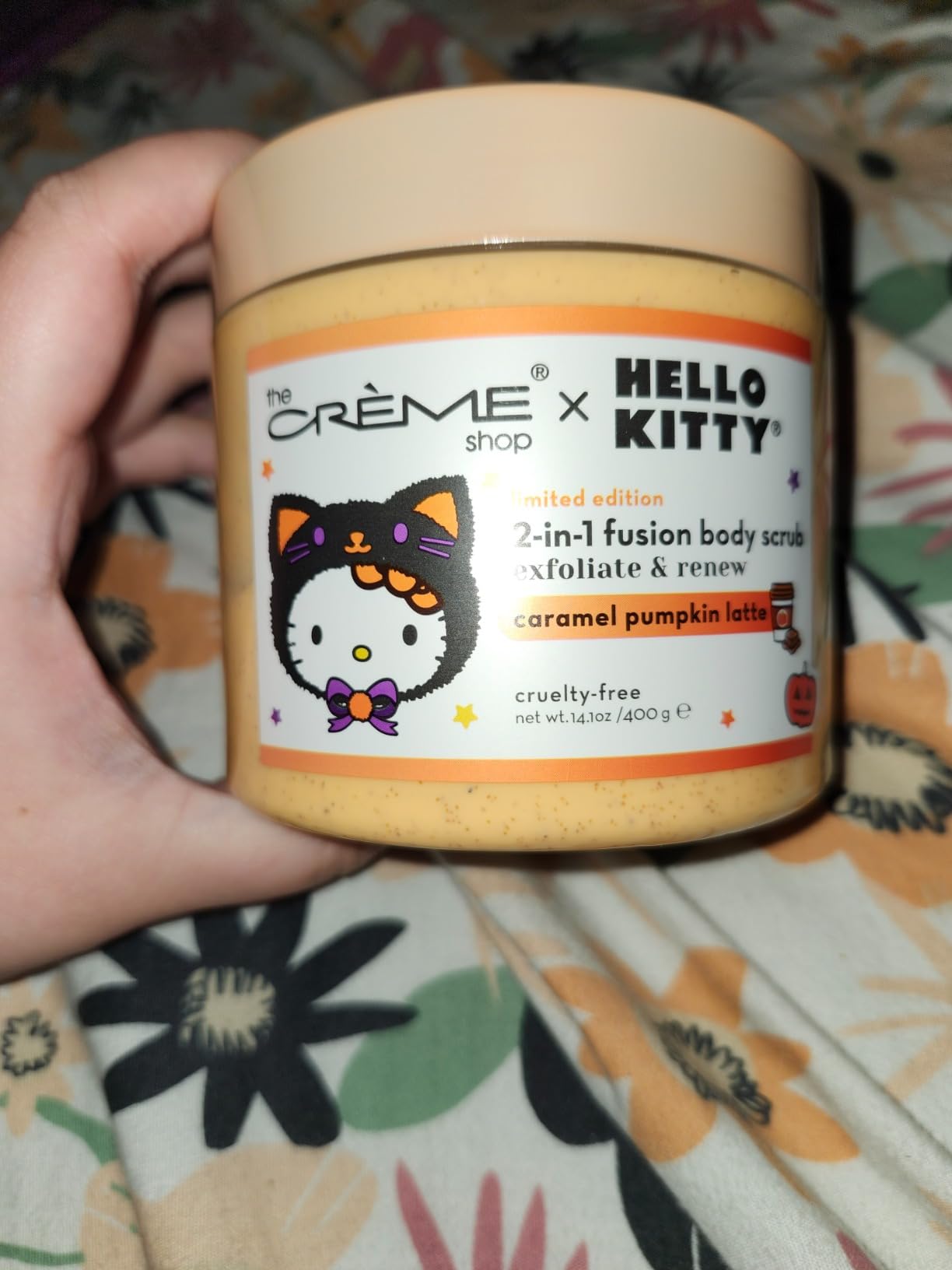 Amazon.com : The Creme Shop x Hello Kitty 2-in-1 Fusion Body Scrub ...