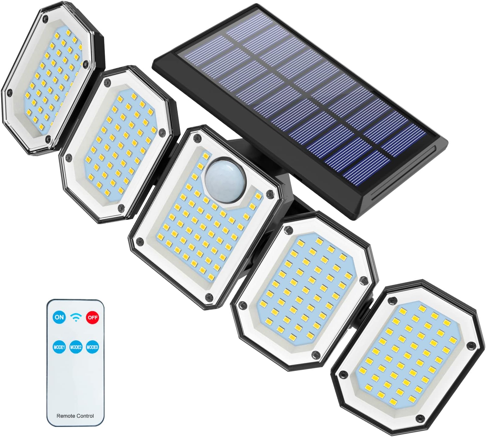 nipify Solar Lights Outdoor, 12Pack Motion Sensor Flood Lights, IP65 ...