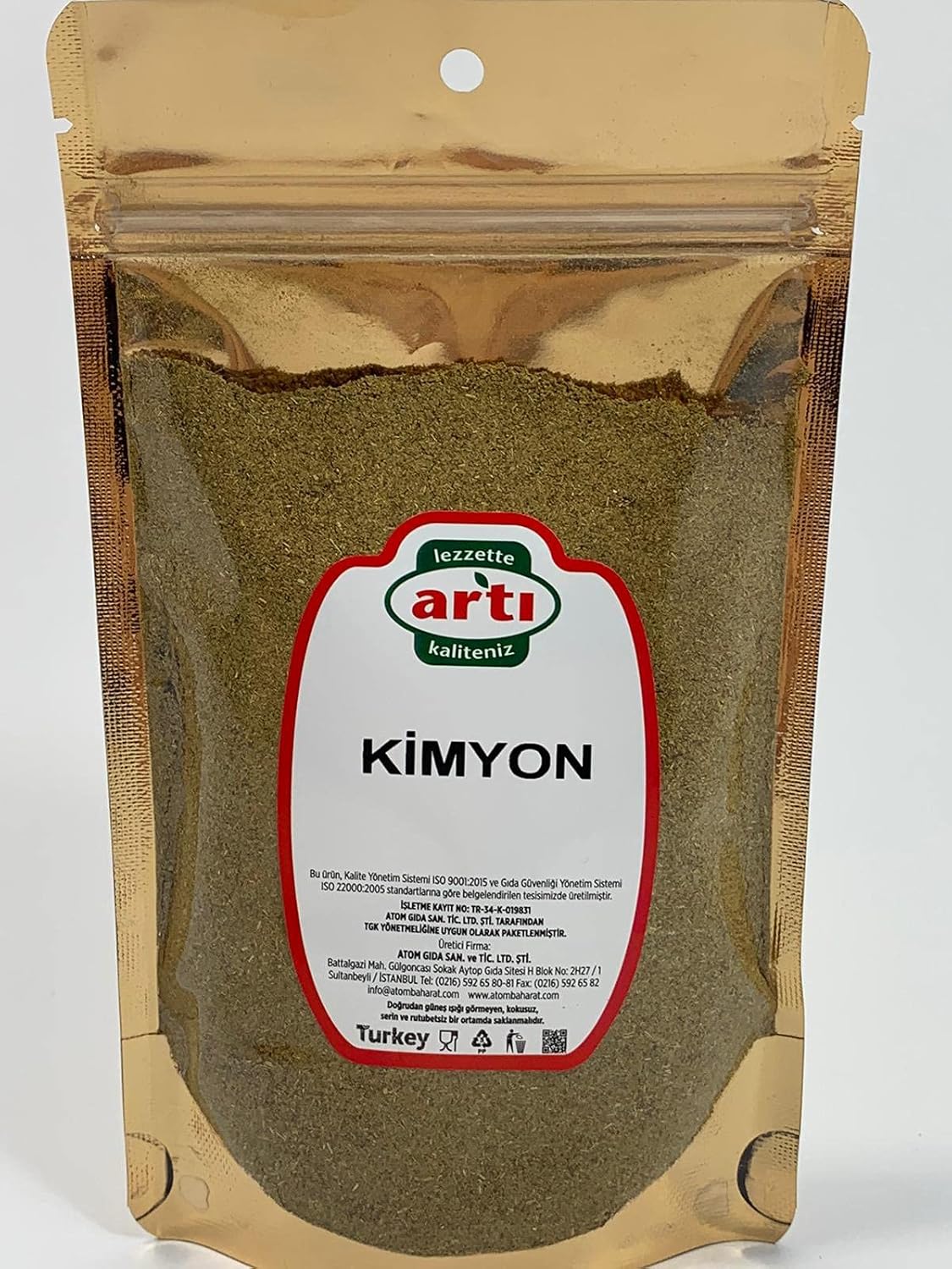 KİMYON 100 G : Amazon.com.tr: Gıda Ürünleri
