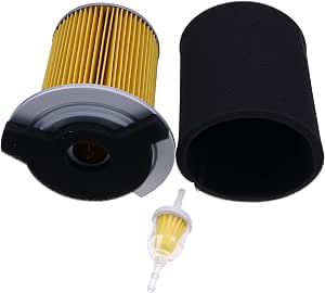 Amazon.com: JEENDA Filtro de aire con prefiltro Filtro de combustible ...