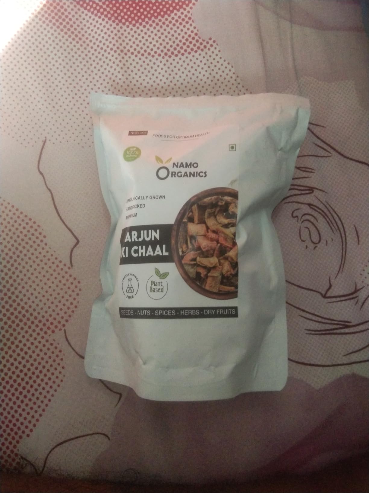 Namo Organics - Organic Arjun ki Chaal - 400 Gm Dried- Arjuna Tree Bark ...