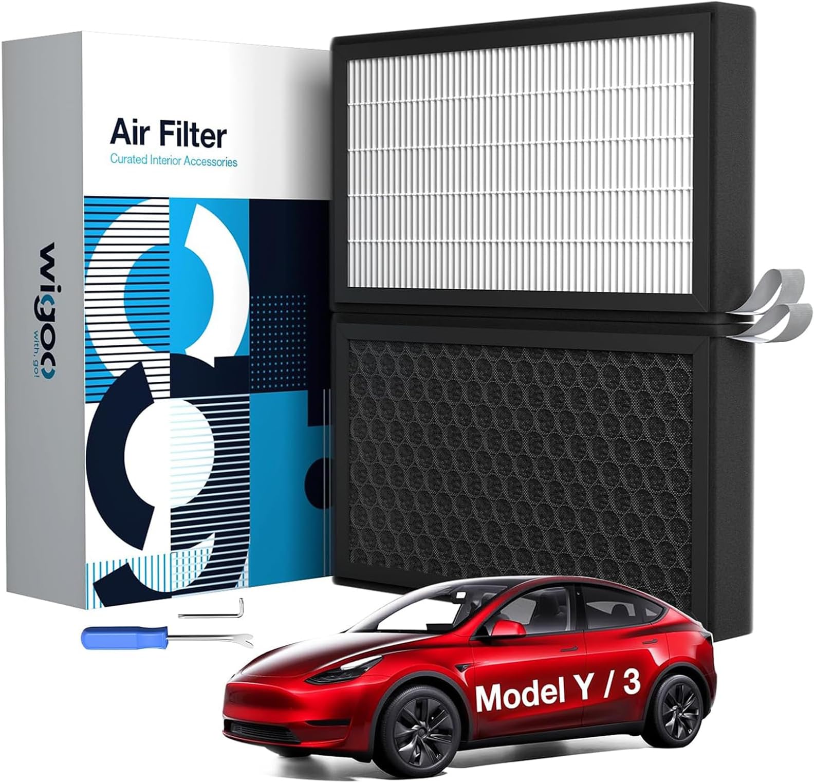 Amazon.com: Cabin Air Filters 2 Pack for Tesla Model 3 Model Y (2016 ...