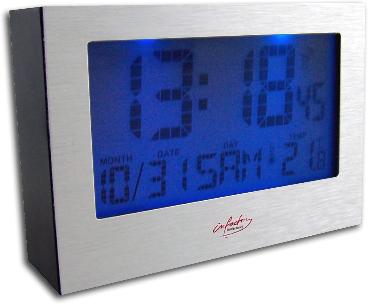 infactory LCD Funkwecker mit Temperatur- & Datumsanzeige - Geht immer ...