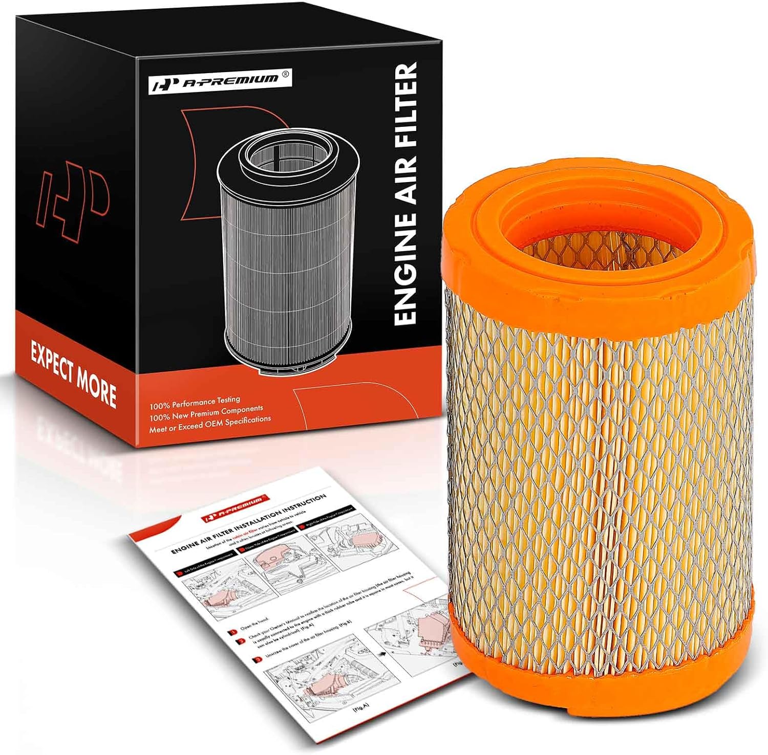 Amazon.com: A-Premium Engine Air Filter Compatible with Chevrolet HHR ...