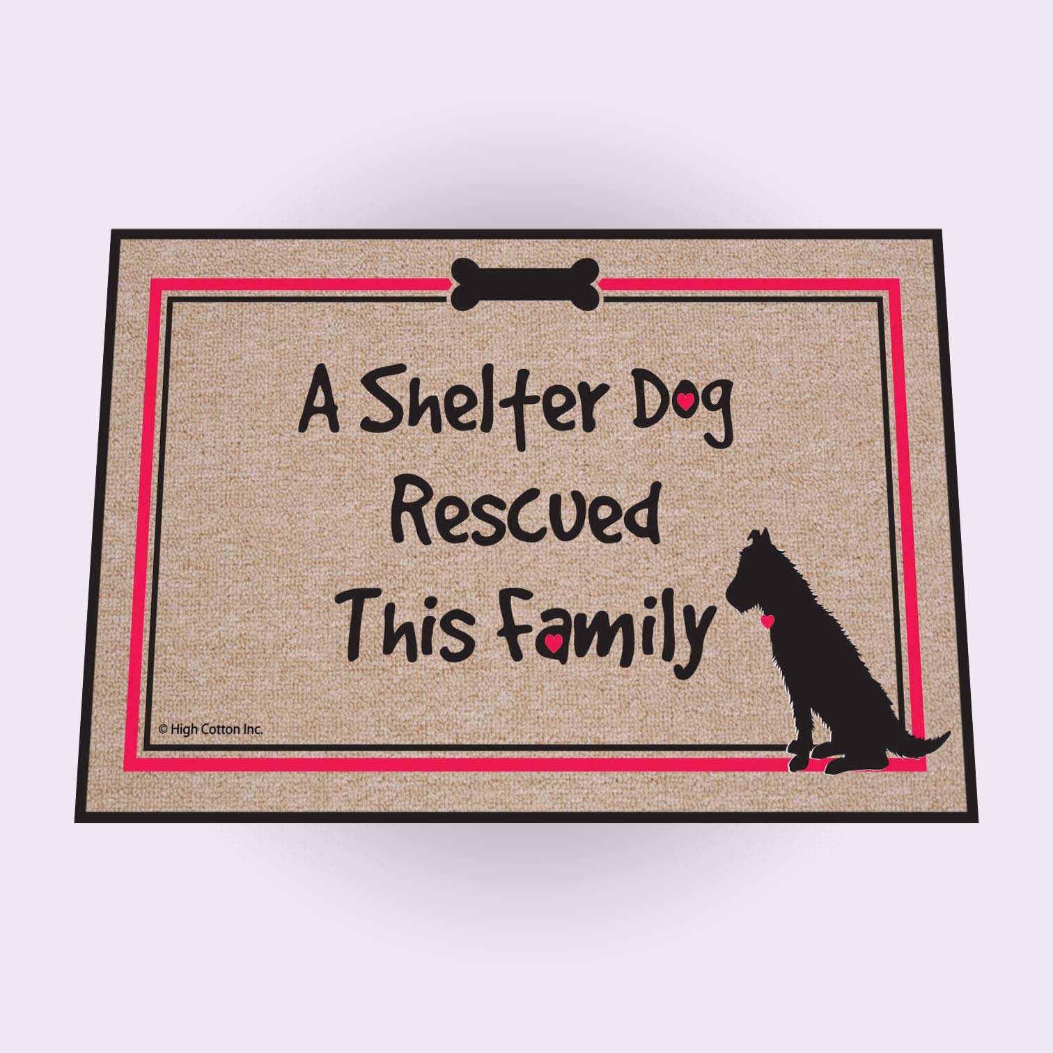 Amazon.com : High Cotton Shelter Dog Doormat : Doormat Funny : Patio ...