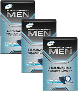 Tena Men Level 0 P/Shield - Pack of 3 : Amazon.co.uk: Health & Personal ...
