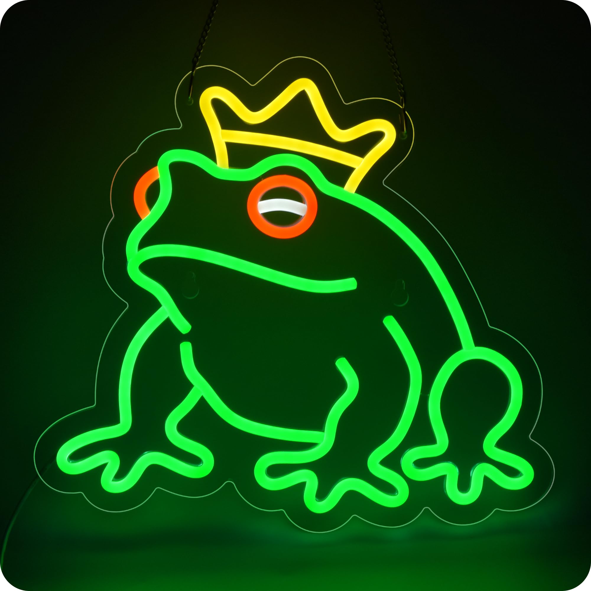 Amazon.com : Frog neon signs frog prince decor frog lamp led signs ...