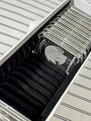 Amazon.com: Guardhouse 1oz Silver Bar Storage Box, Single Row Holds 25 ...