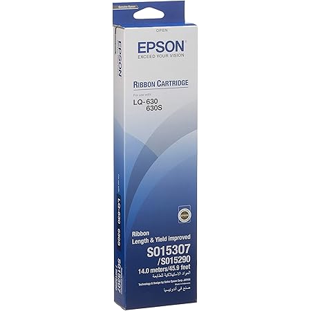 Epson Print Ribbon, Black, 24 Pin, Genuine : Amazon.co.uk: Computers ...