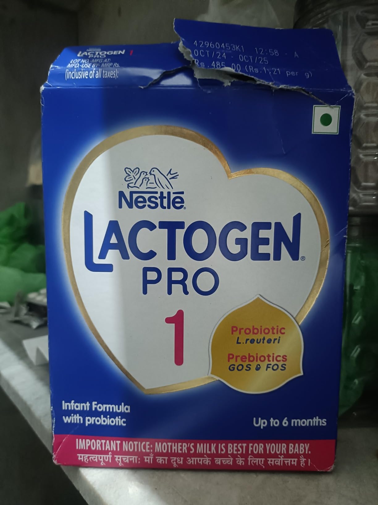 Buy Lactogen Pro 1 Powder, Infant Formula Up To 6 Months With Probiotic ...