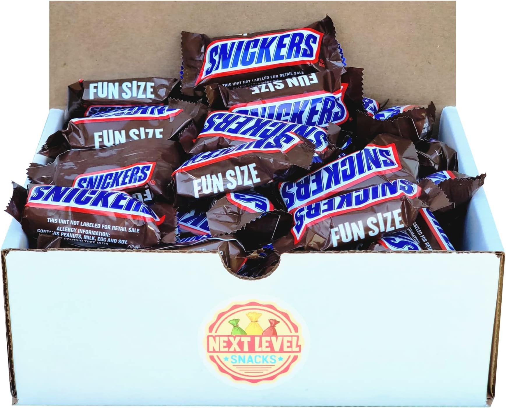 Amazon.com : Snickers Fun Size Chocolate Caramel Candy Bars Bulk Box ...