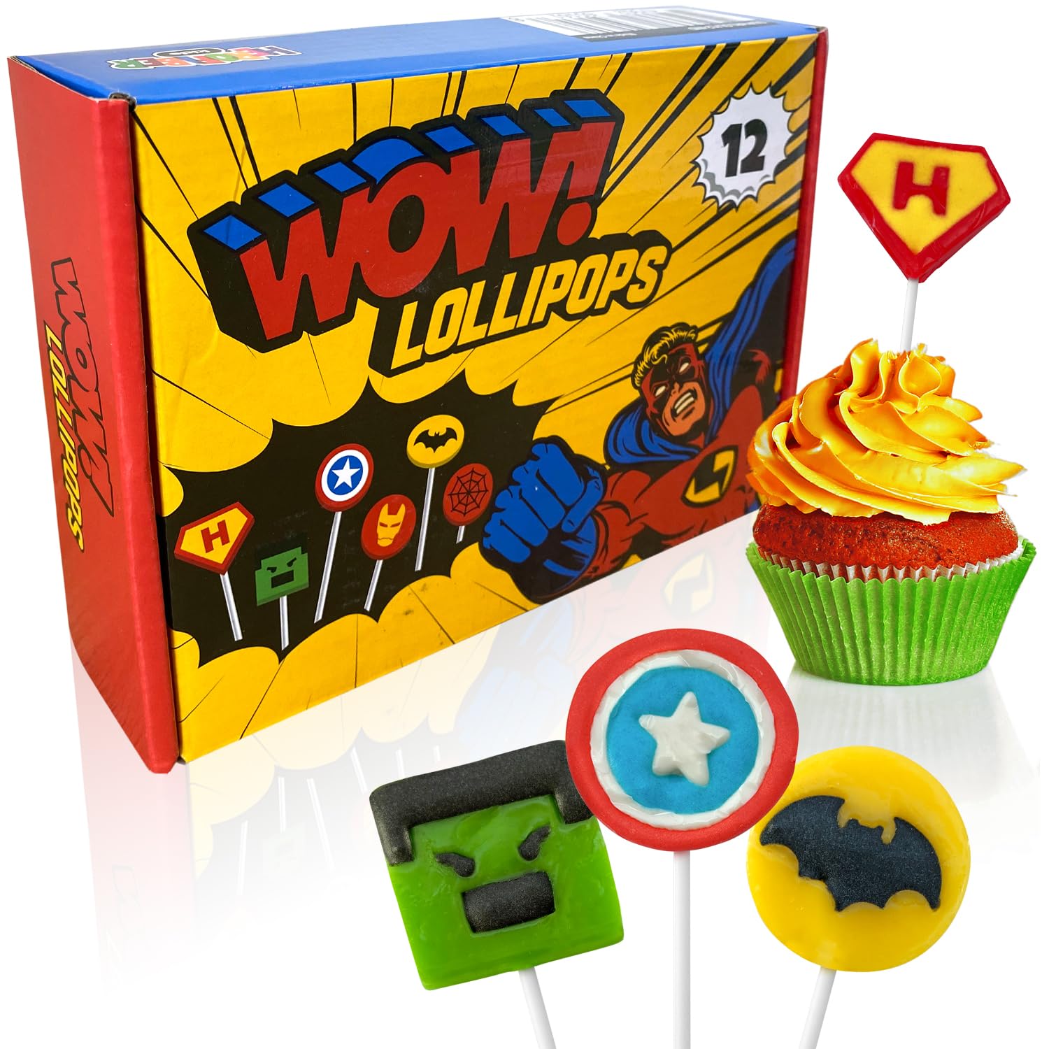 Superhero Candy Lollipops, Superhero Party Favors, Superhero Birthday ...