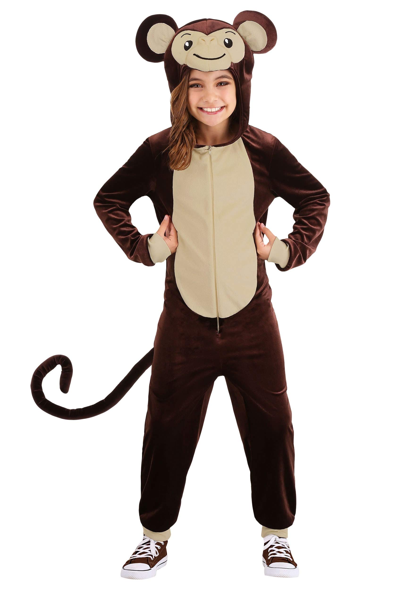 Buy Fun CostumesChild Monkey Costume Silly Brown Monkey Onesie For Kids buy-fun-costumeschild-monkey-costume-silly-brown-monkey-onesie-for-kids
