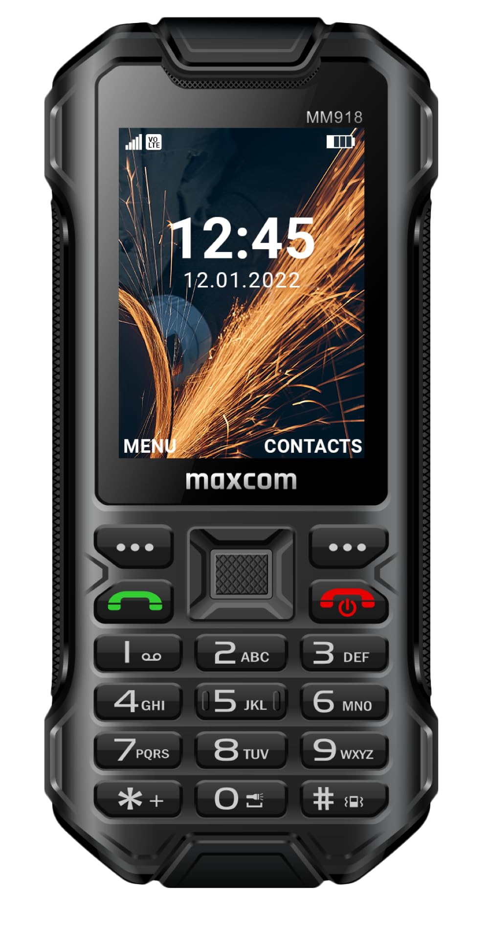 Maxcom MM918 Rugged 4G Mobile Phone with VoLTE Support - Waterproof ...