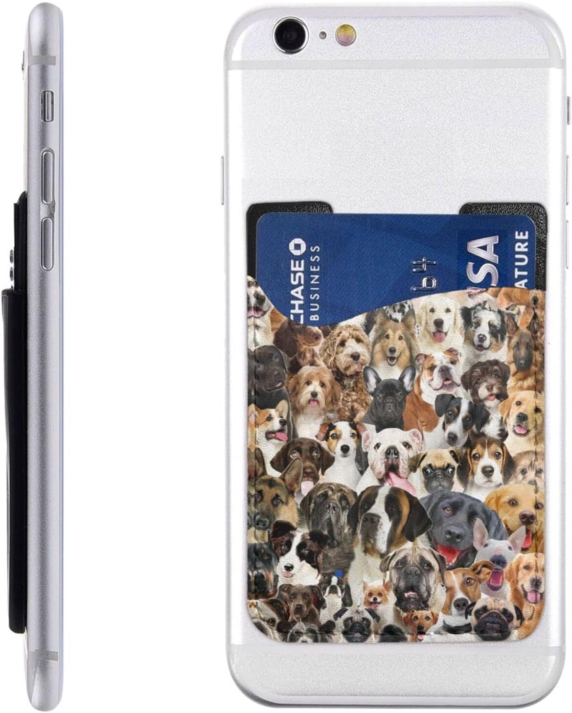 Amazon.com: GAGADUCK Dogs Adhesive Phone Pocket Cell Phone Stick On ...