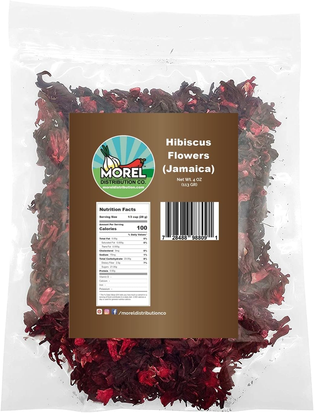 Amazon.com : Dried Hibiscus Flowers Cut and Sifted, Flor de Jamaica ...