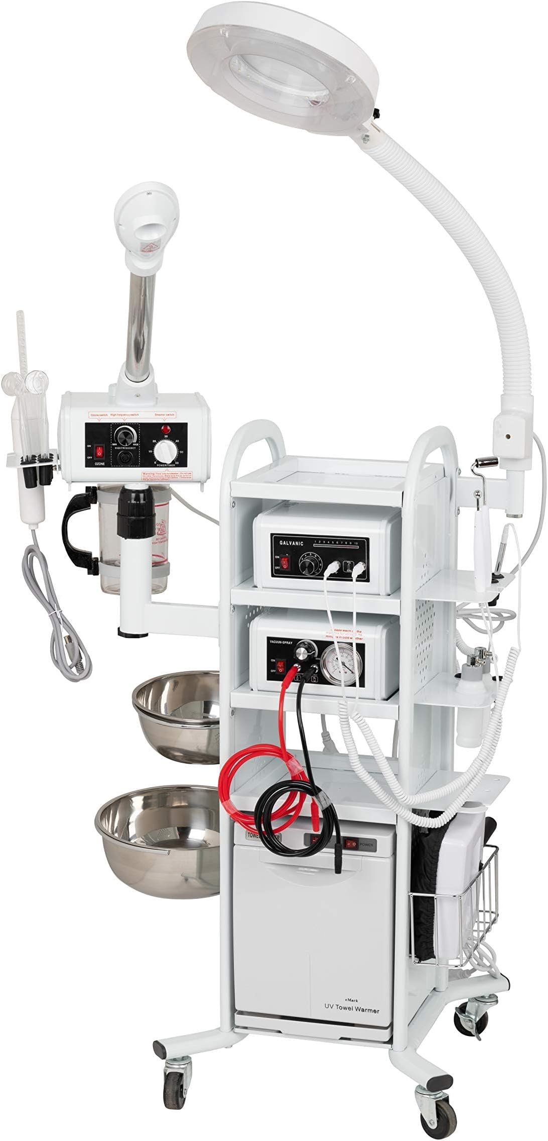 Amazon.com: Prime 11 in 1 High Frequency Aromatherapy Steamer, Galvanic ...