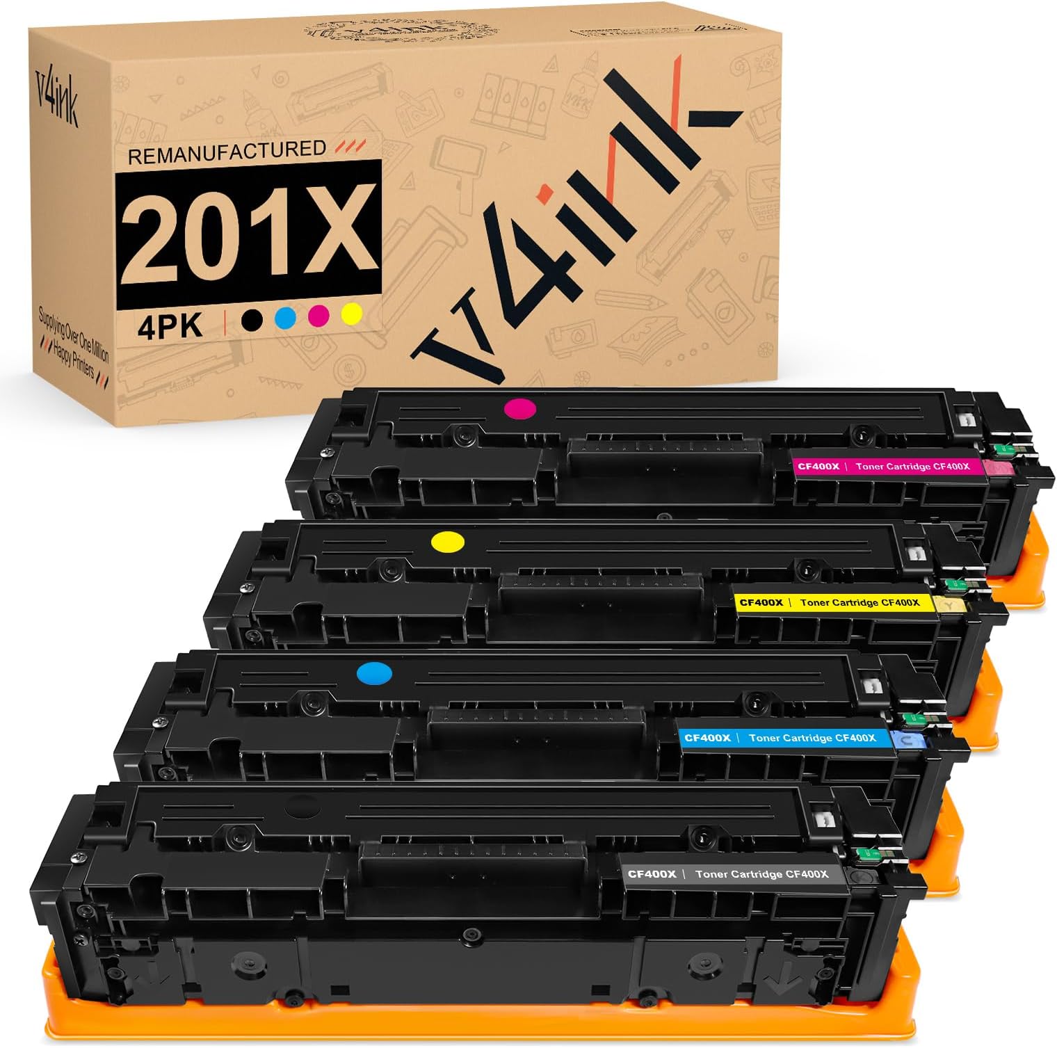 Amazon.com: 201X Toner Cartridge 4 Pack High Yield - MFP M277dw ...