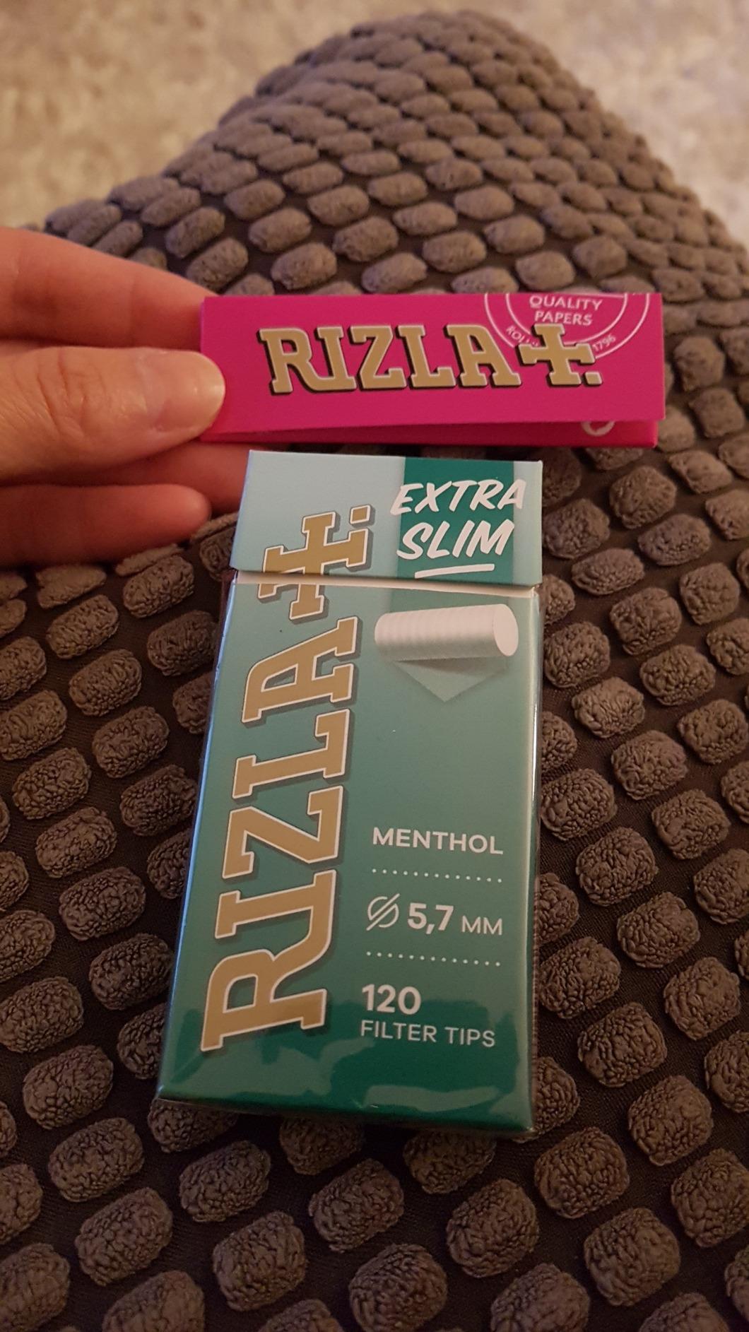 Rizla Menthol Ultra Slims Filter Tips 120 Tips Per Pack - 5 Packs (600 ...