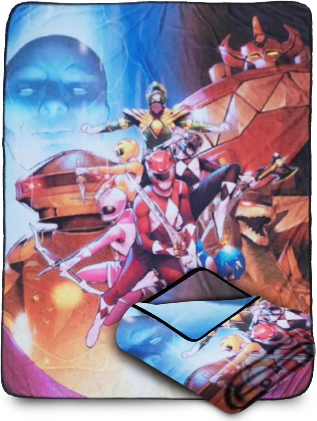 Amazon.com: Power Rangers Megazord Rangers Silky Touch Super Soft Throw ...