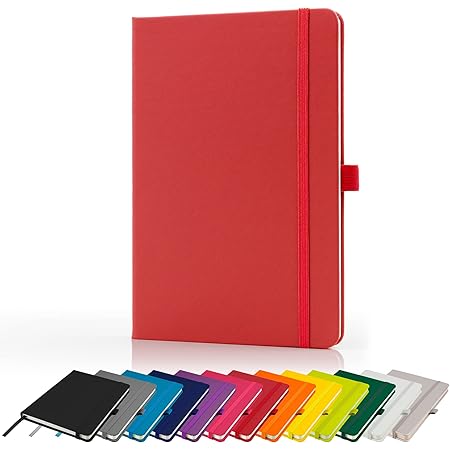 A5 Notebook New Lined Hardback Journal Notepad Note Book Notes Diary ...