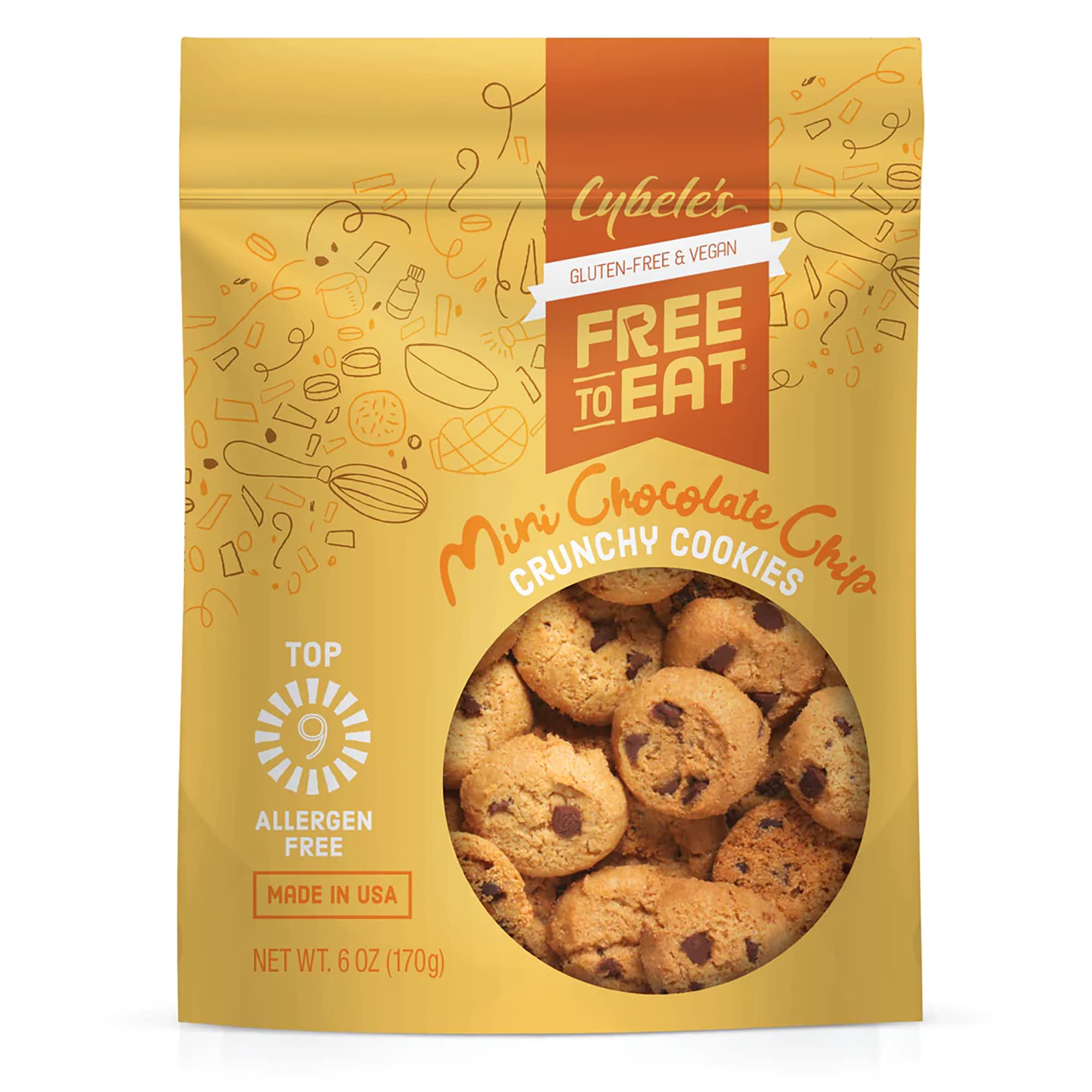 Amazon.com: Cybele’s Free To Eat Gluten-Free & Vegan Mini Cookies ...