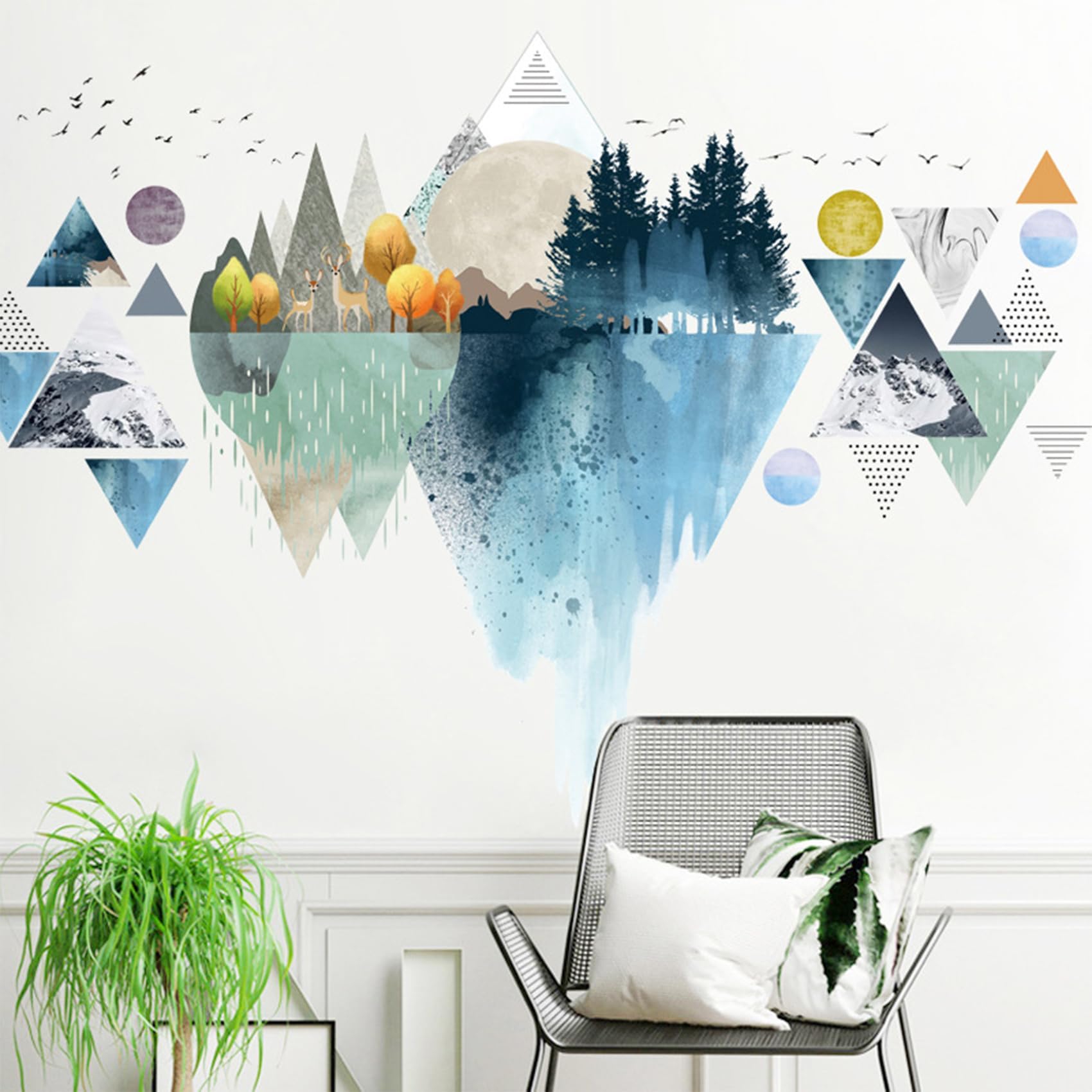 Amazon.com: Mountain Decals Peel and Stick Nature Arch Wall Decal ...