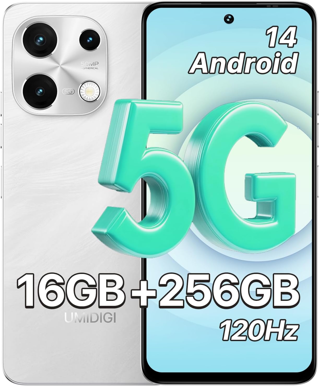 Amazon.com: UMIDIGI Note 100 5G Unlocked Cell Phone, 5G Dual SIM ...