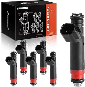 A-Premium Fuel Injector Replacement for Jeep Wrangler 2005-2006, 4.0L ...