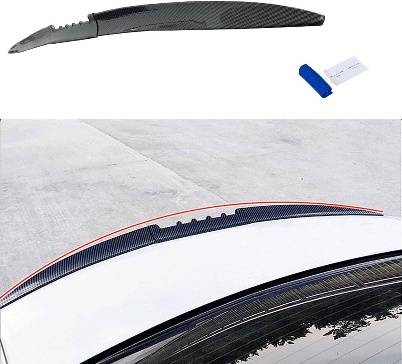 Amazon.com: Blilo Car Trunk Spoiler Lip Kit, Universal 4.9ft Automotive ...
