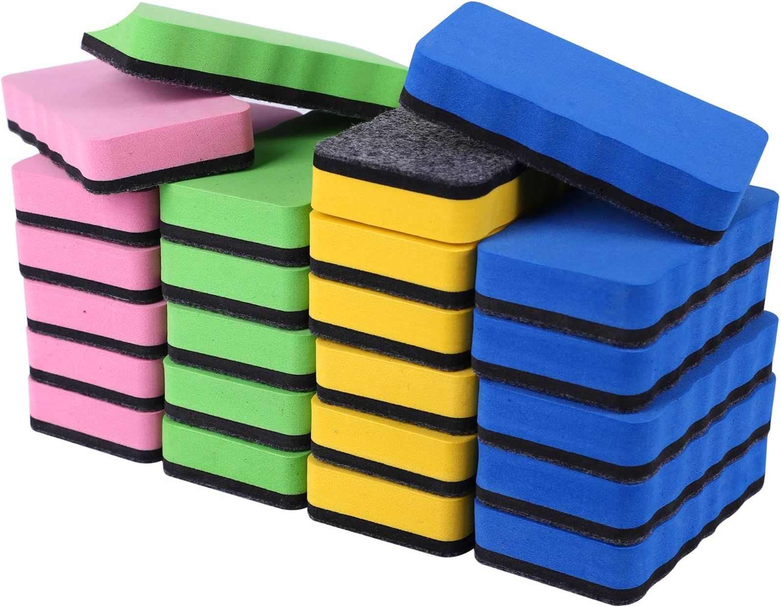 Amazon.com : Dry Erase Erasers, 24 Pack Magnetic Whiteboard Eraser ...