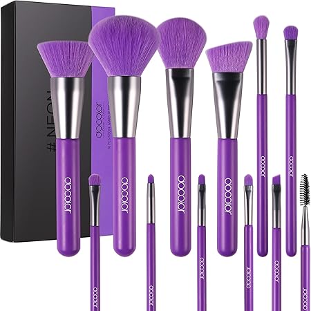 Amazon.com: Docolor Makeup Brushes 15Pcs Colourful Makeup Brush Set ...