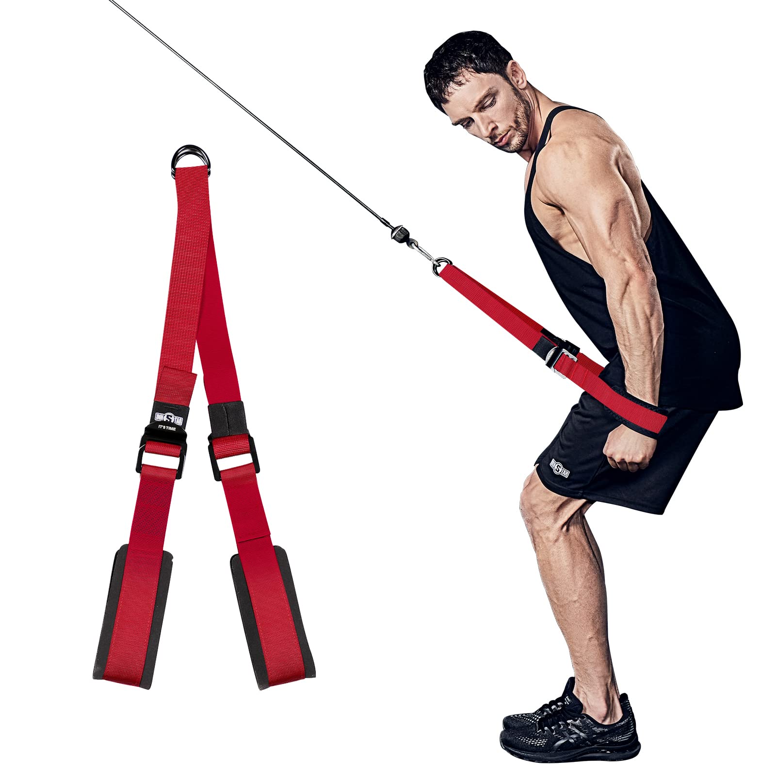 Snapklik.com : INNSTAR Adjustable Tricep Rope Cable Attachment, 24-54 ...