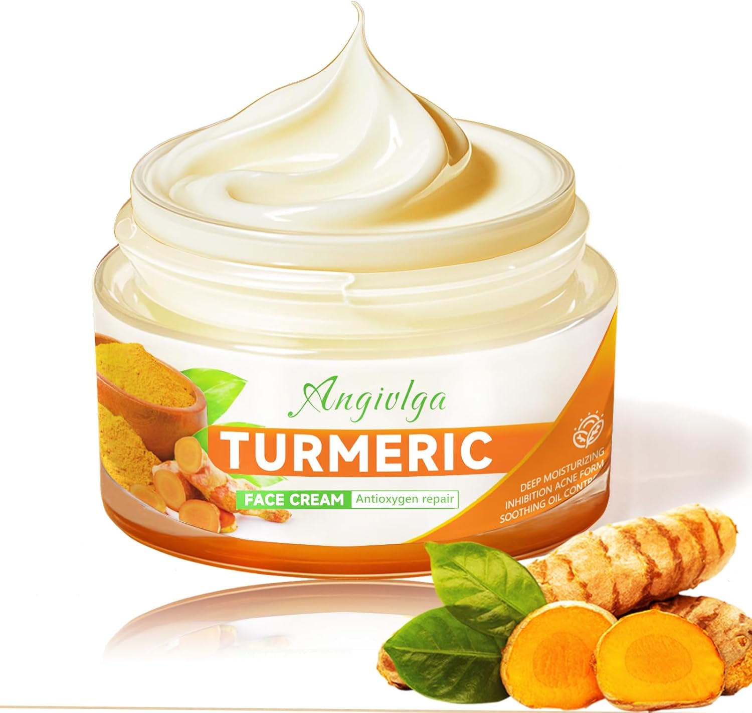 Turmeric Face Cream,Anti Aging Cream For Radiant&Glowing Skin,Dark Spot ...