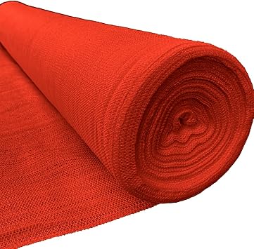 Amazon.com : Farm Plastic Supply - Red Shade Cloth - 85% - Mesh Fabric ...