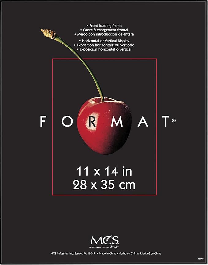 Amazon.com: MCS Format Picture Frames, Gallery Wall Frames, Black, 11 x ...