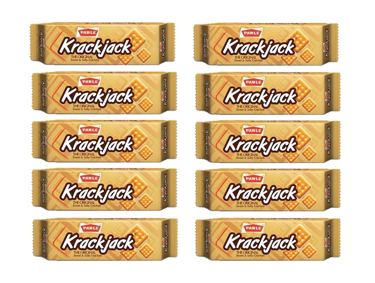 Parle Krack Jack Biscuit 63g (PAck Of 10) - UNIQUE : Amazon.in: Grocery ...