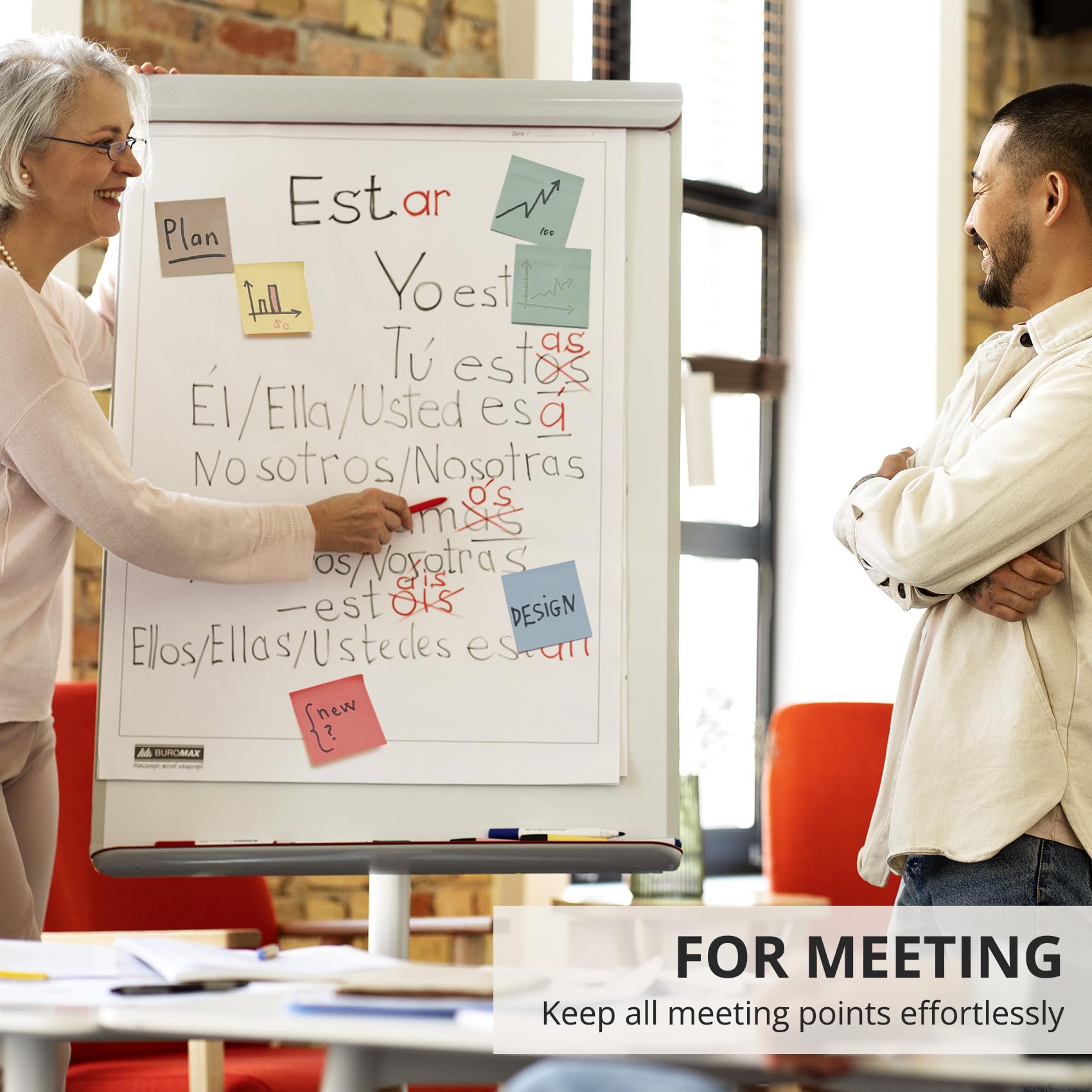 Snapklik.com : Sticky Notes, 12 Pads, 3"x3", Neutral Self-Stick Note ...