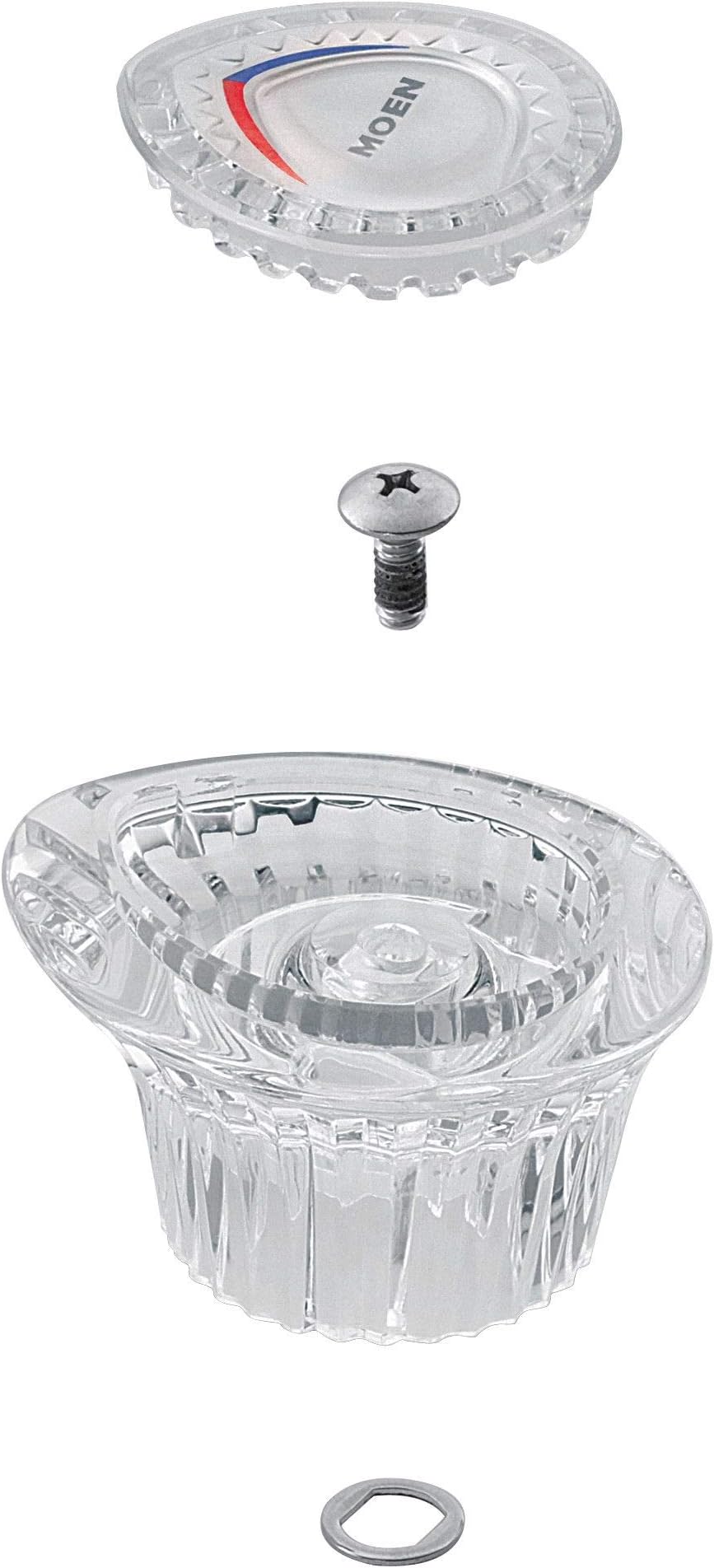 Moen 96782 Chateau Replacement Single Handle Bathroom Faucet Acrylic ...