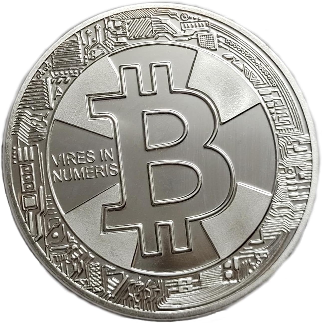 Amazon.com: HUSKAR 1 Pcs Bitcoin Coin Souvenir 3mm，Physical Bitcoin ...