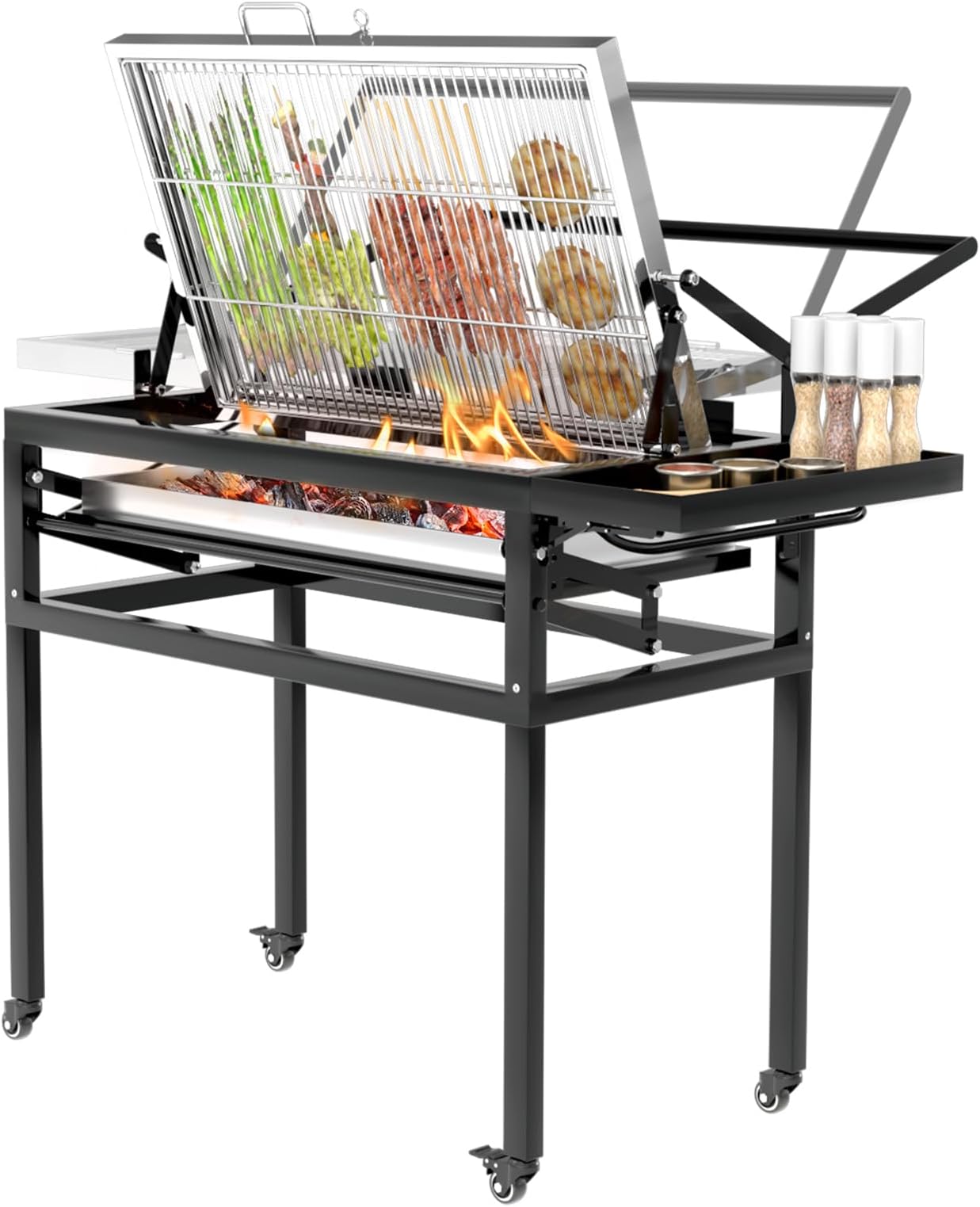 Amazon.com : Bacana Grills All-in-One Brazilian BBQ Grill - 7 skewers ...