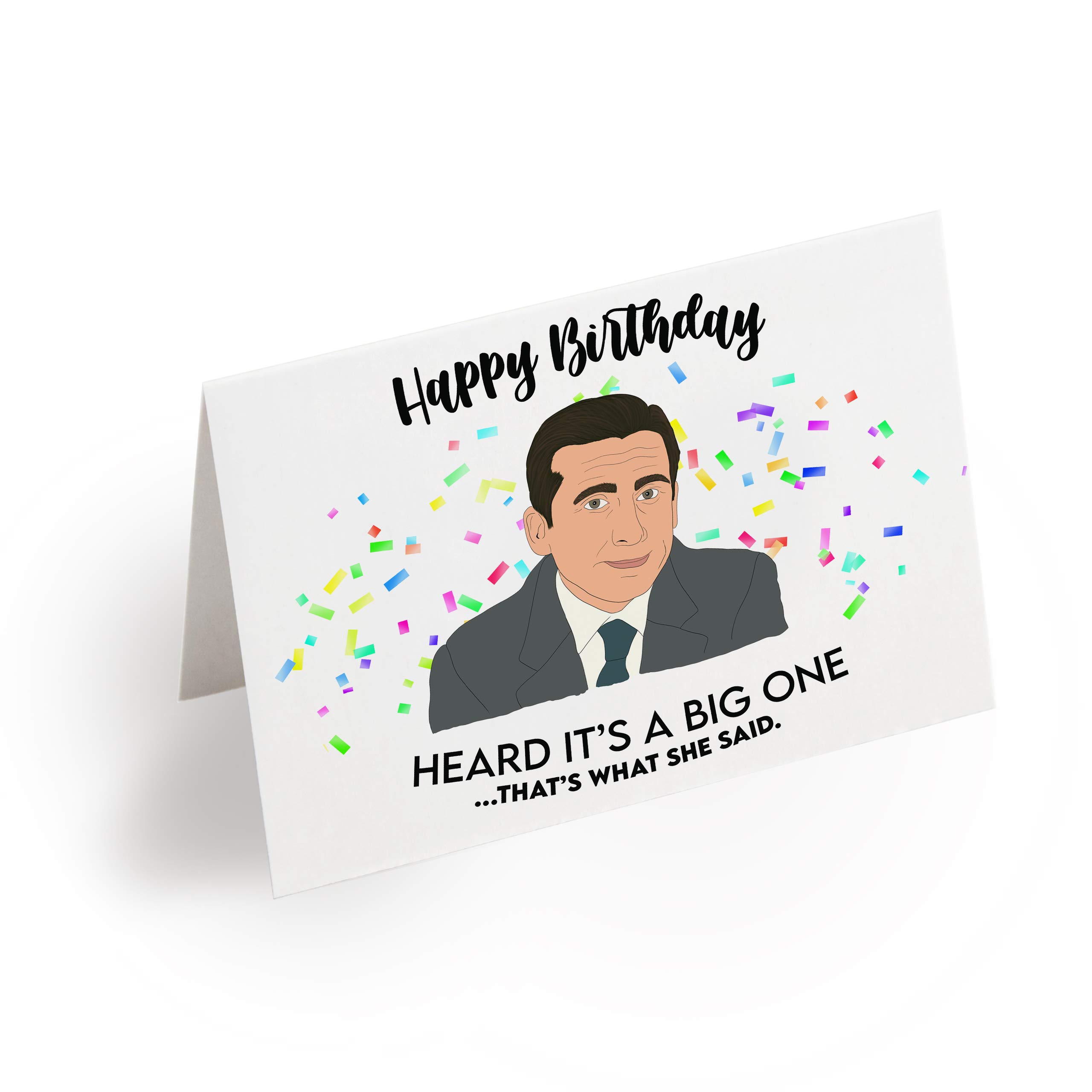 Michael Scott Birthday Card, The Office US Birthday Card, Funny ...