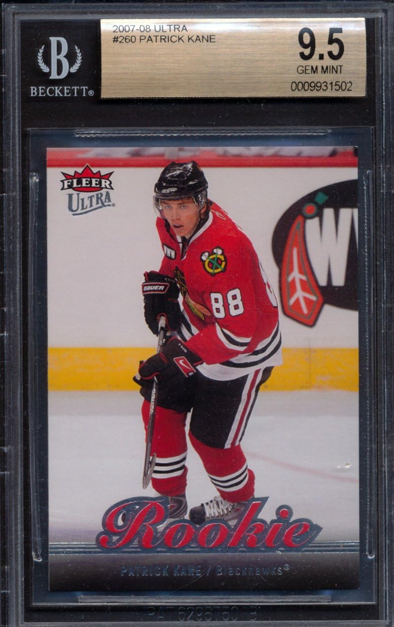 Amazon.com: 2007-08 Ultra Ice Medallions /100 Patrick Kane Rookie Card ...