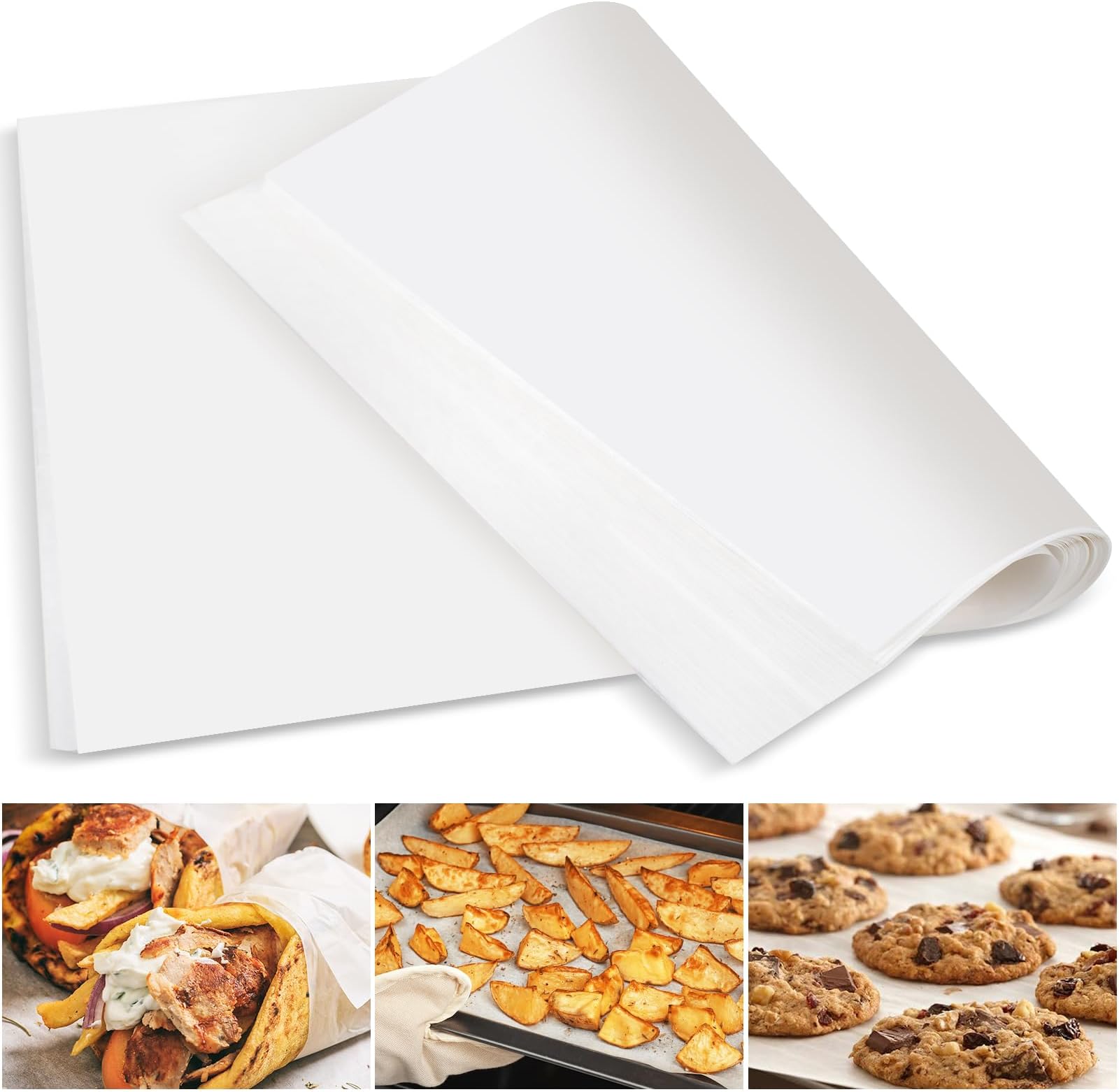 Amazon.com: Wilton Pre-Cut Printed Parchment Paper Sheets, 11" x 17 ...