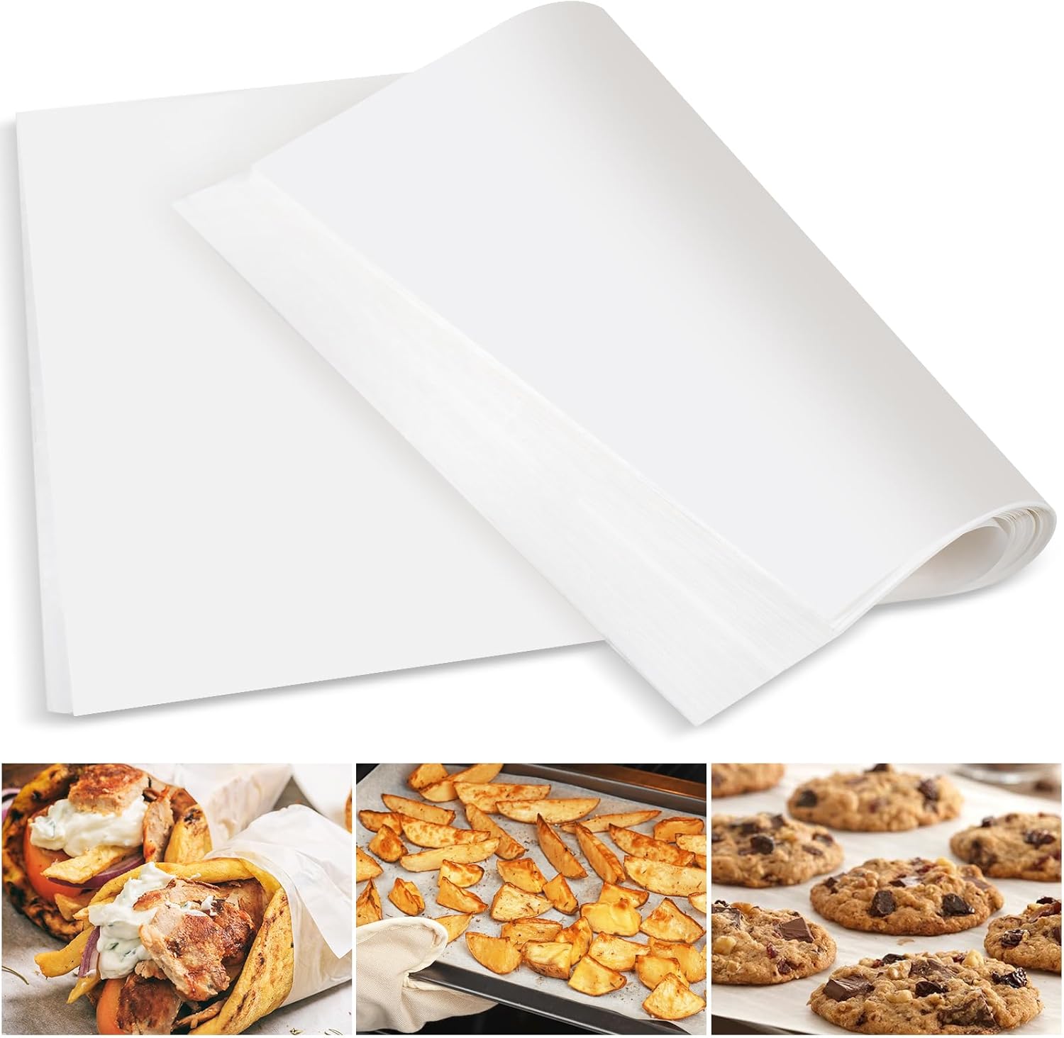 Amazon.com: PECULA 110 Count Parchment Paper Sheets, Parchment Paper 11 ...