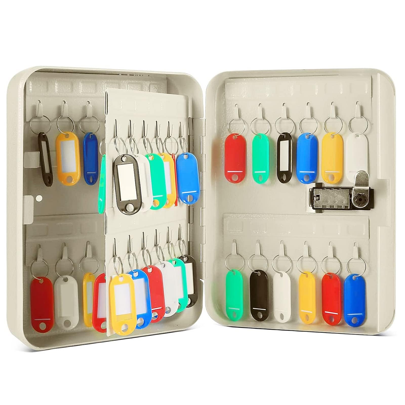 Bolivia's Key Cabinet, Key Storage Lock Box with Code, 48-Key Wall ...